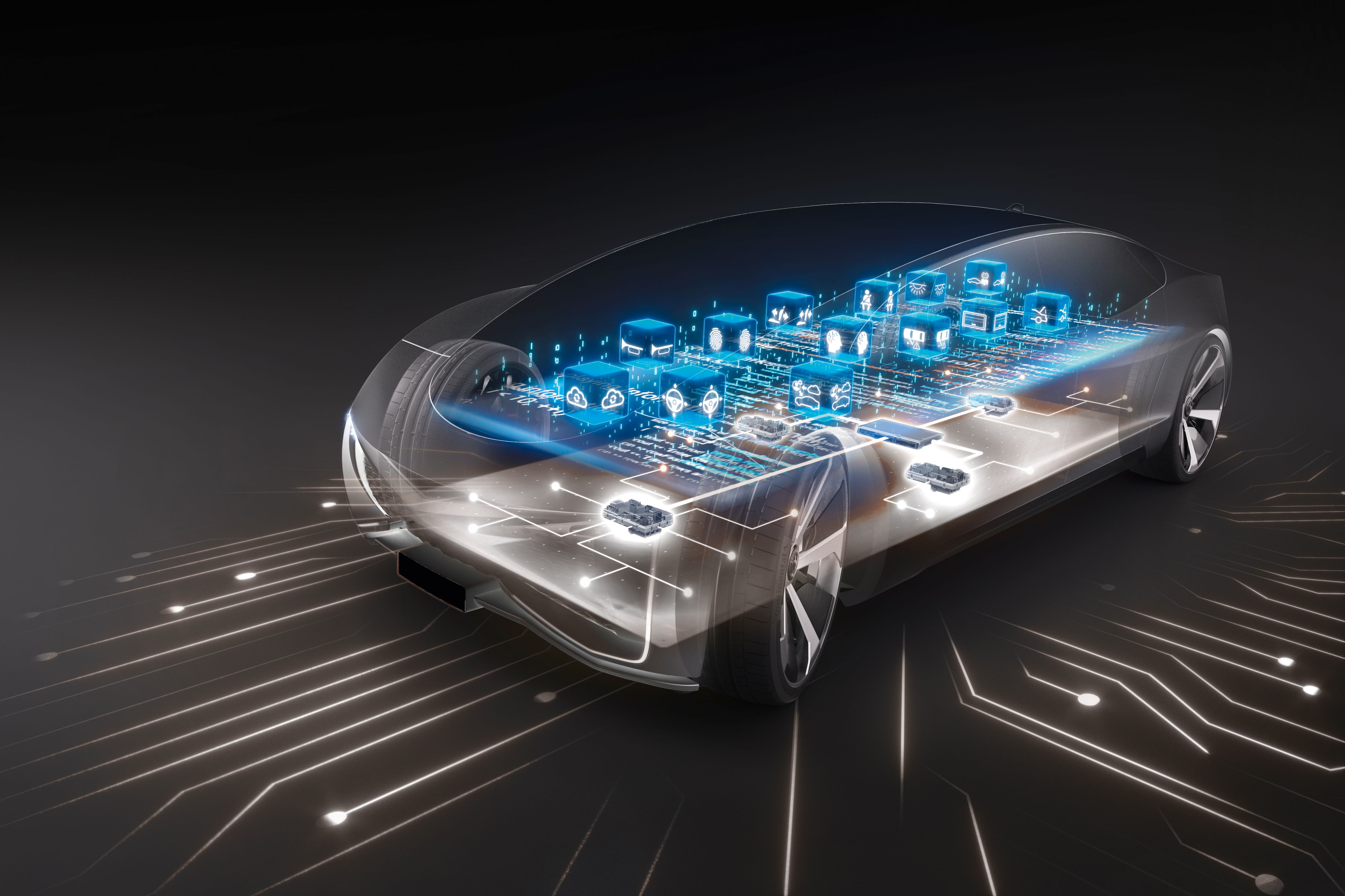 Unternehmensbereich Automotive stellt sich mit Technologien für Zukunft der Mobilität als ...