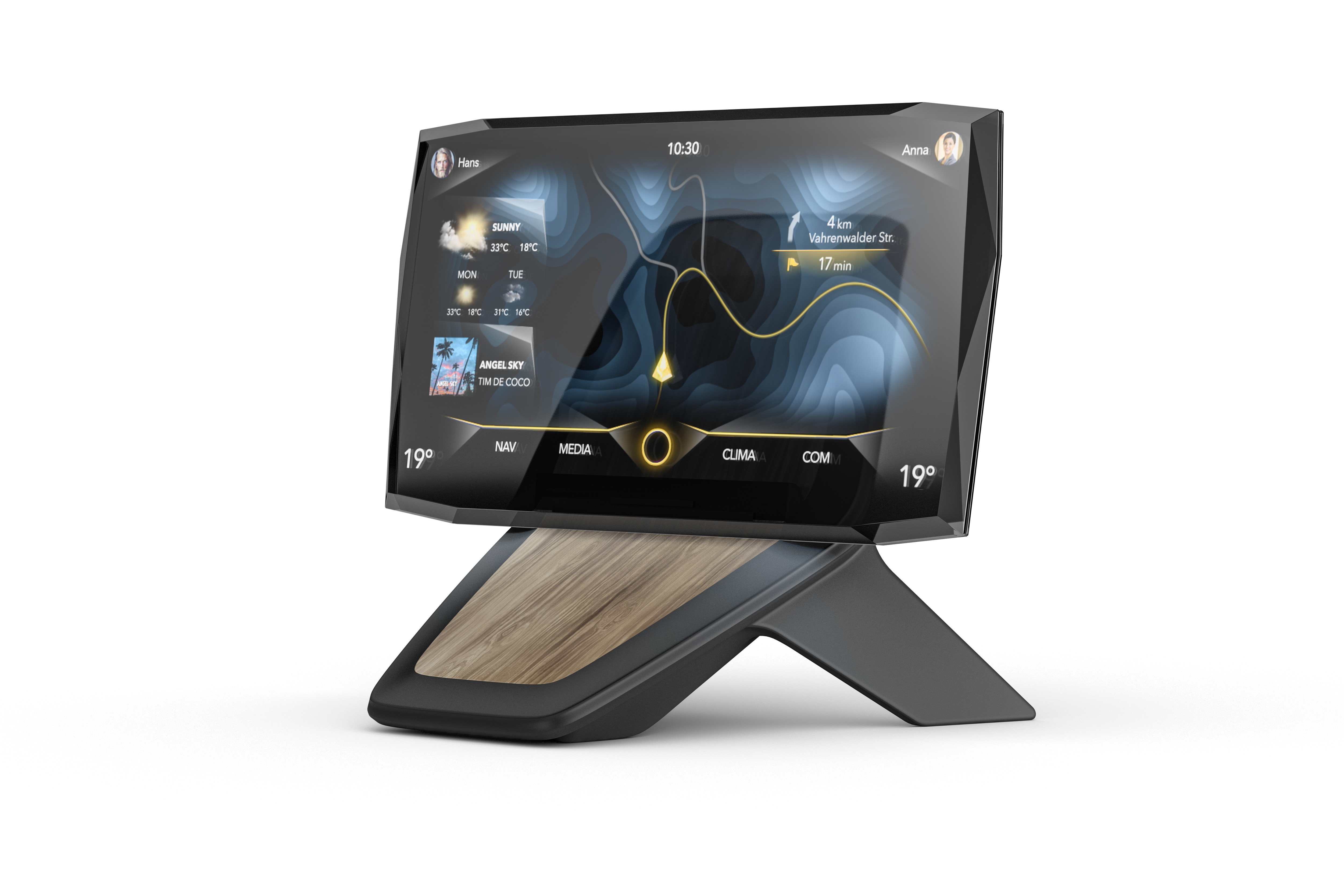 Continental Debuts World’s First Automotive Display Embedded in ...