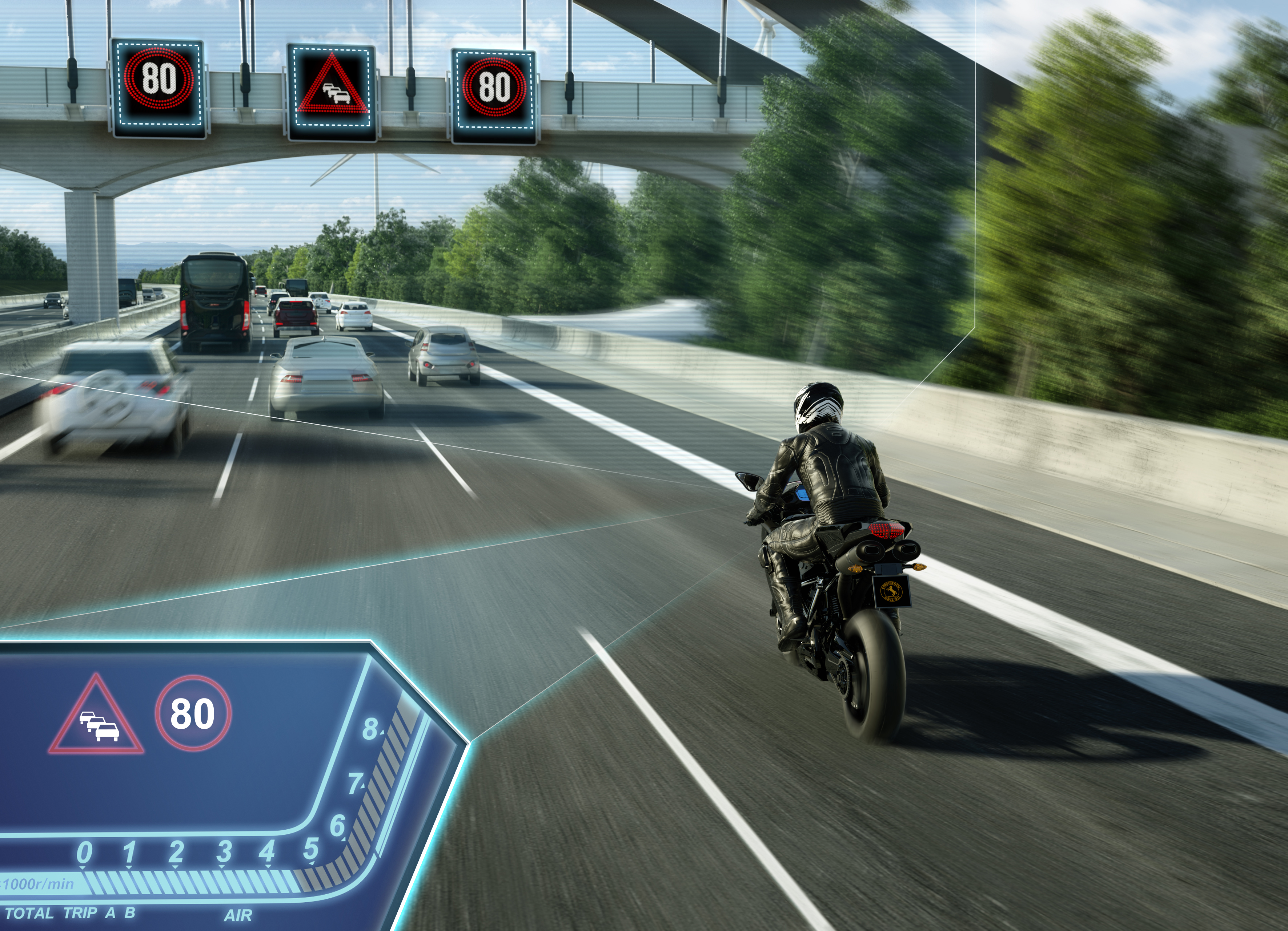 New Radar Sensor from Continental Facilitates Powerful Motorcycle ...