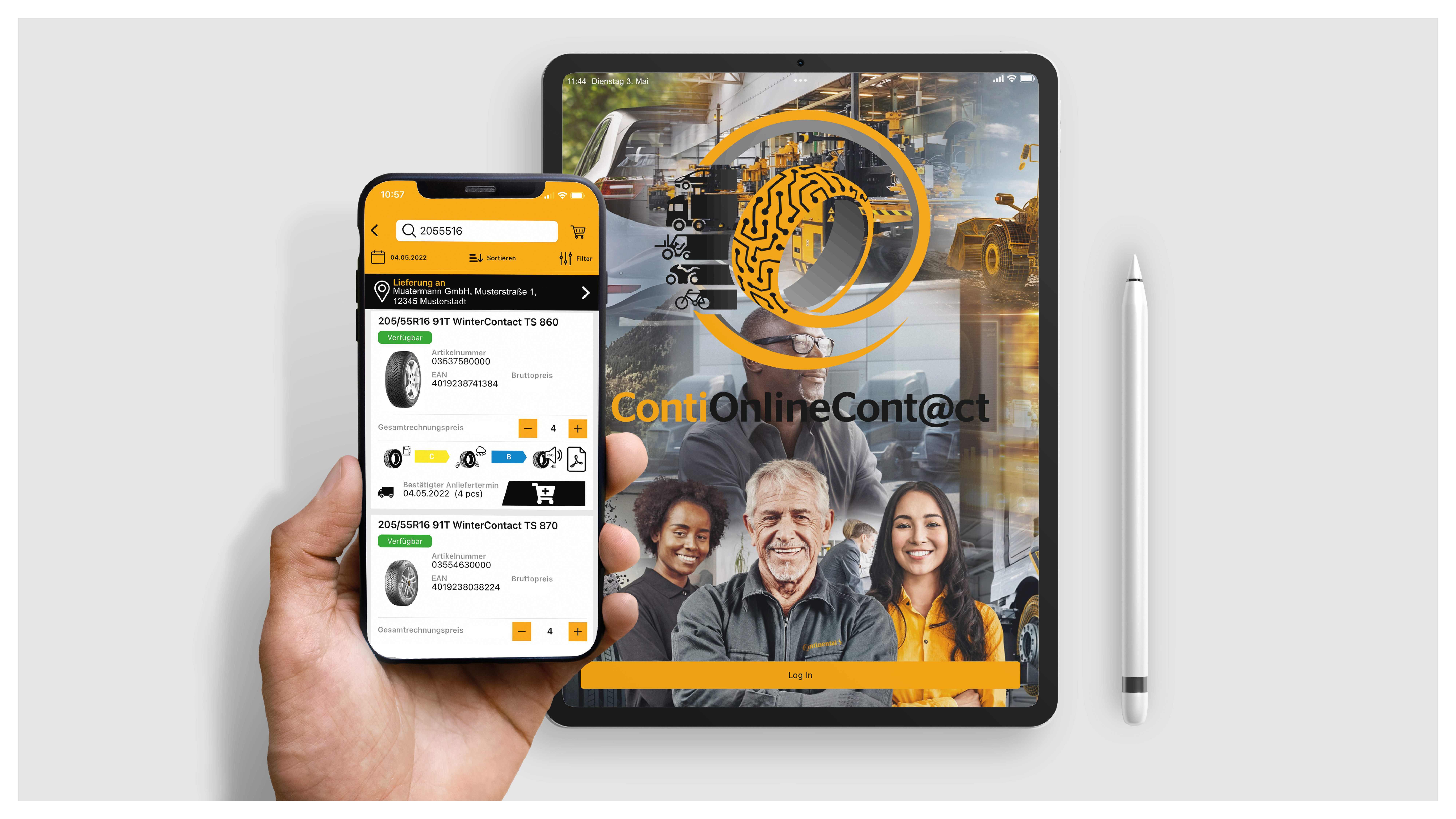 Continental ergänzt ContiOnlineContact-Händlerportal durch Smartphone ...