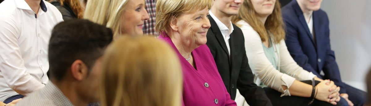 Citizens’ Dialog at Continental: German Chancellor Talks to Young ...